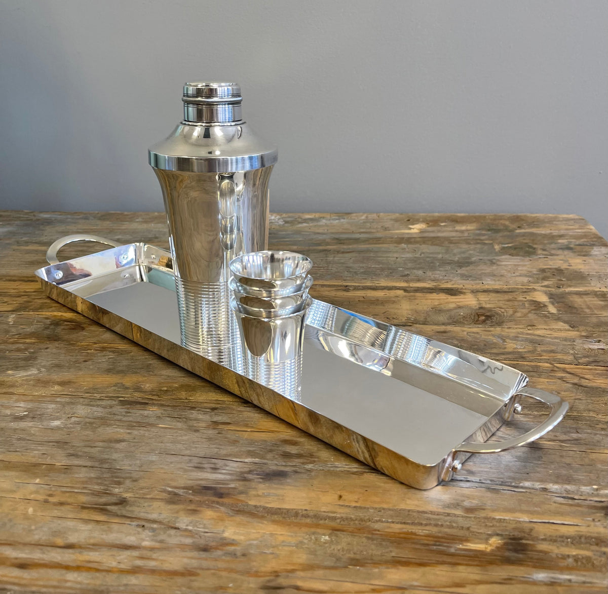 Harrods Silver Plated Rectangular Tray – Gretalogie